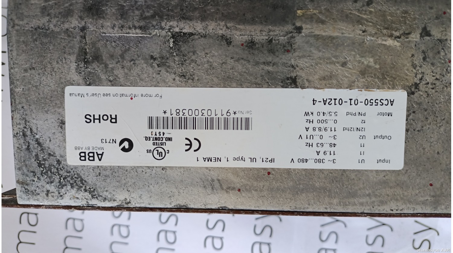 ABB ACS550-01-012A-4