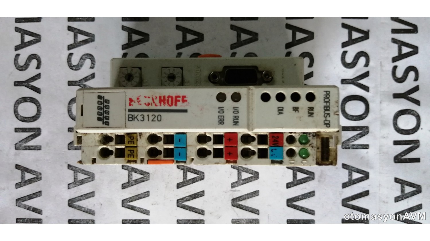 Beckoff BK3120 / PROFIBUS Configuration interface. Address selector
