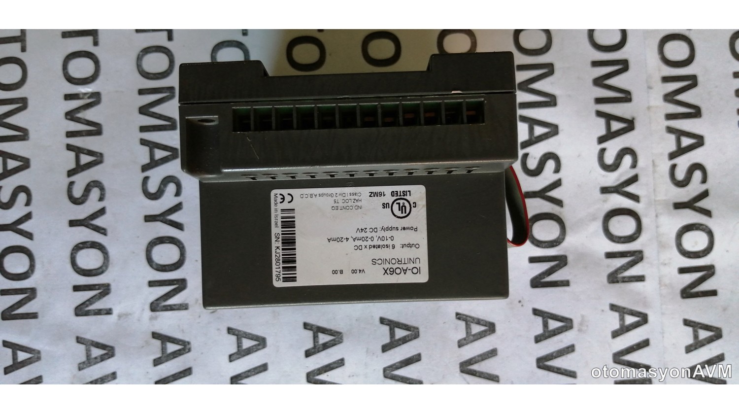 Unitronics IO-AO6X / Expansion Module 6 Isolated Analog Outputs