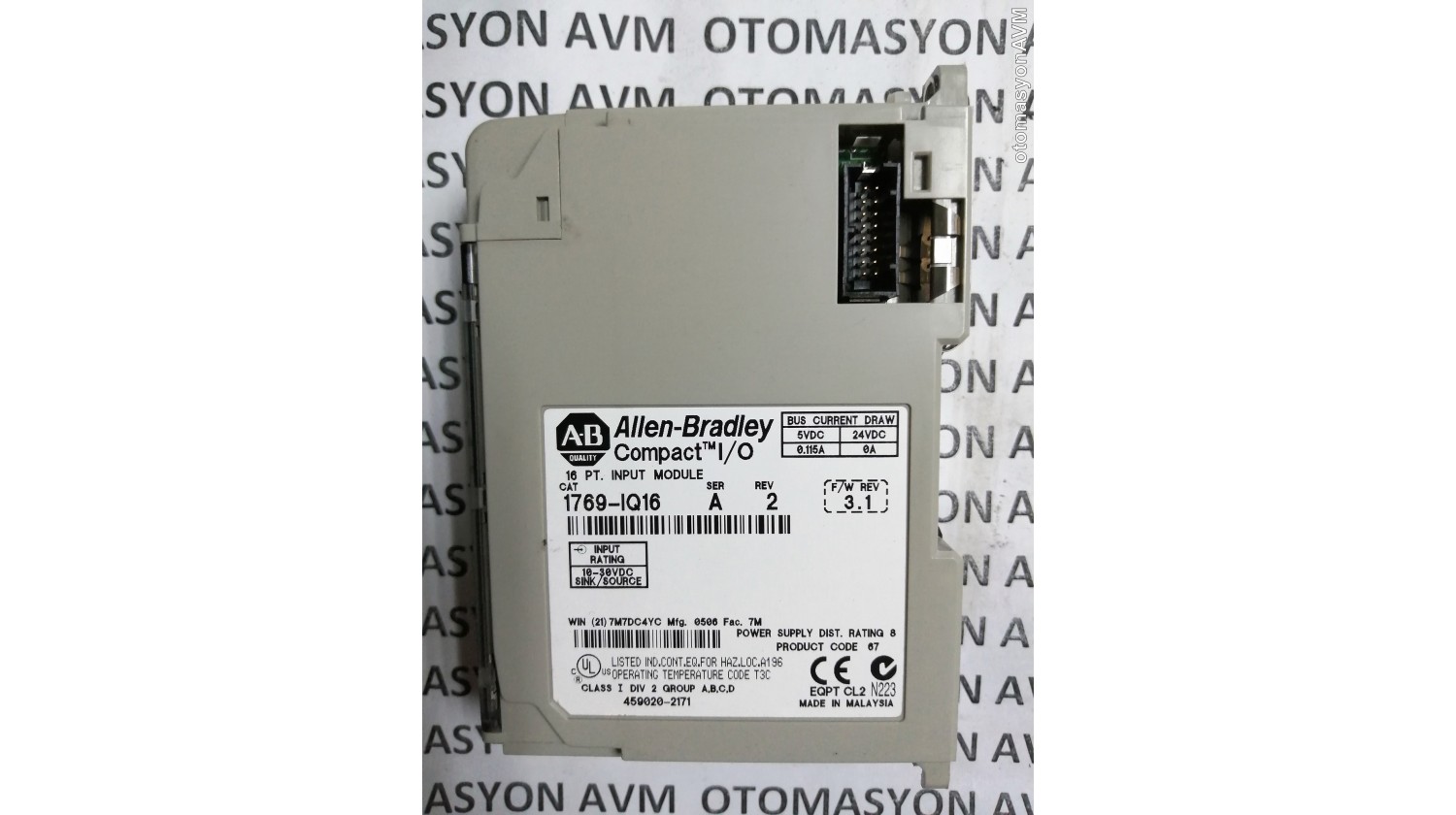 Allen Bradley Compact I/O 1769-IQ16 - Digital DC Input Module