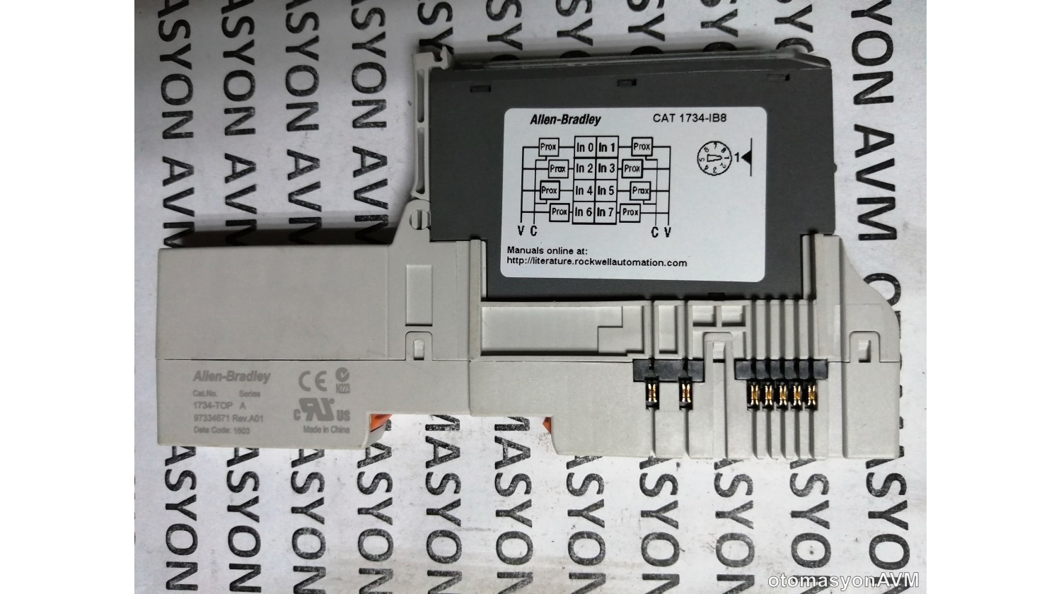 Allen Bradley CAT 1734-IB8 - Digital input module. 8 x 24V DC