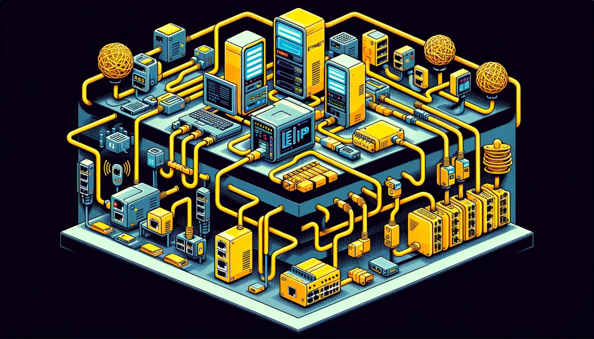 What are the differences between Ethernet/IP and standard Ethernet?